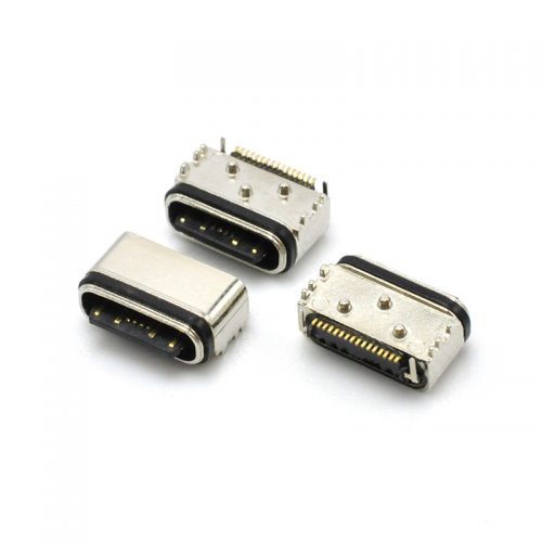 U04S0017R TYPE-C 16P Waterproof Female USB Connector