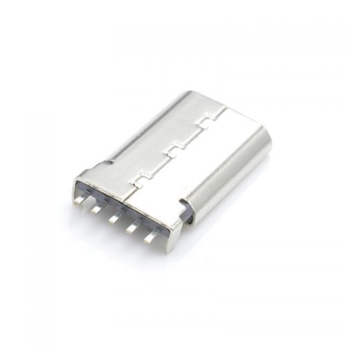U01P0002B Series Micro USB 5P Male SMT Right Angle Type Offset with ...