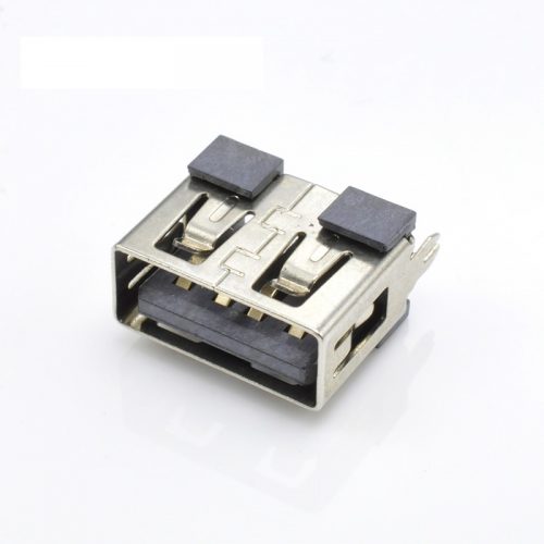 U02S0001B Series USB2.0 A Type DIP Straight Female 5Pin Harpoon Foot ...