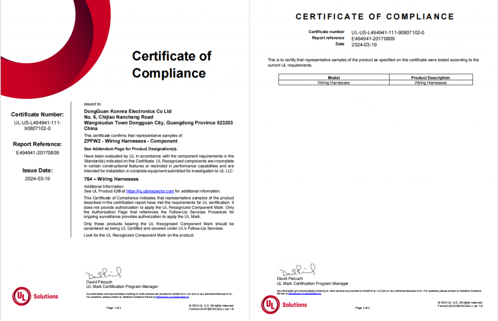 KONNRA UL certification for wiring harnesses: Making global markets less remote - KONNRA